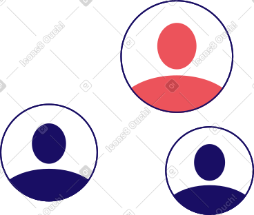 Customer segmentation and target audience animated illustration in GIF ...
