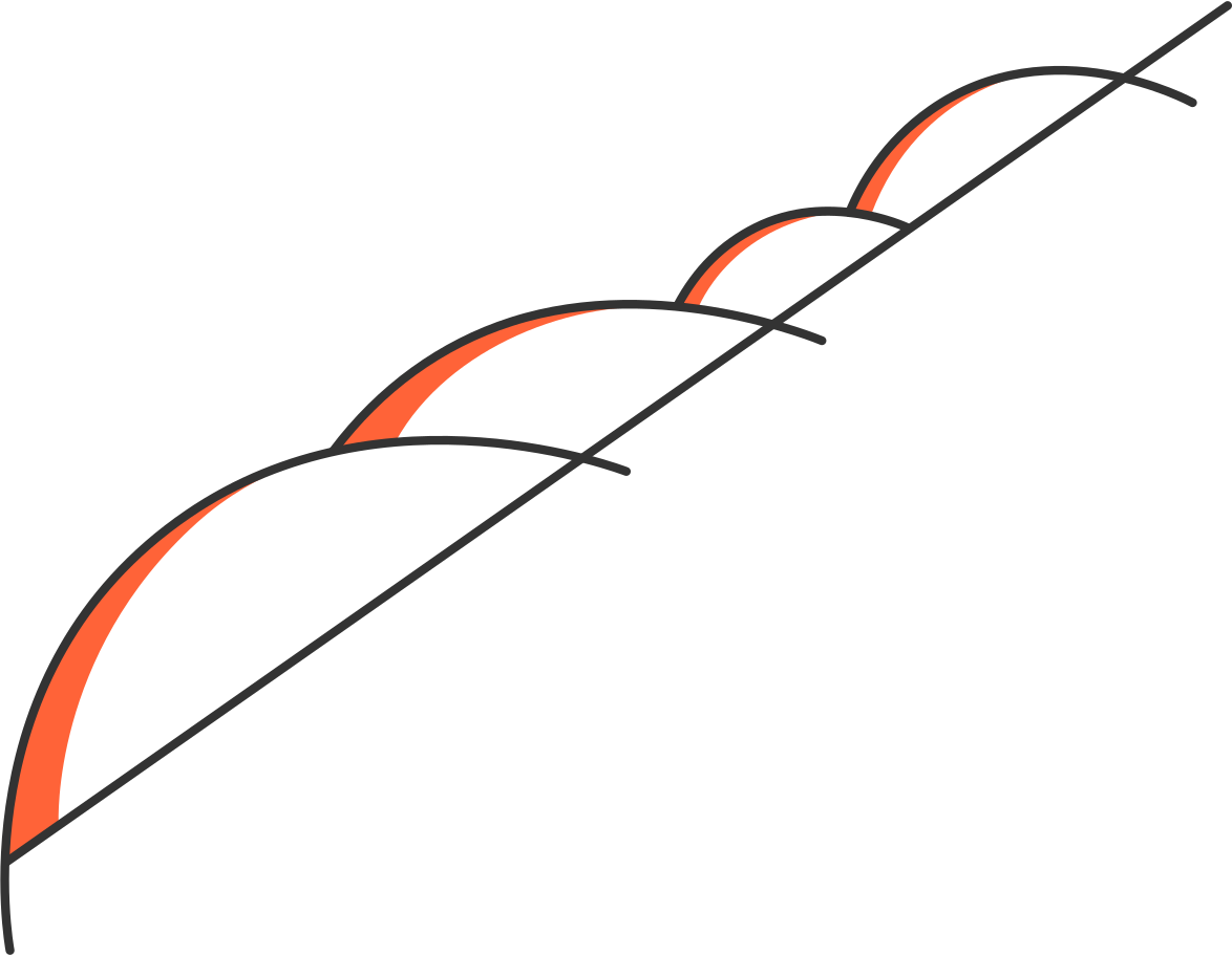 style half long cloud with red shadows Vector images in PNG and SVG ...