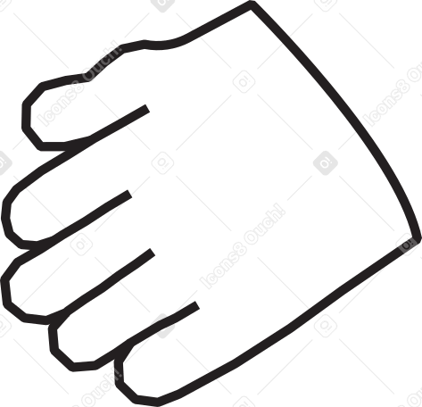 Thinking man's hand Illustration in PNG, SVG