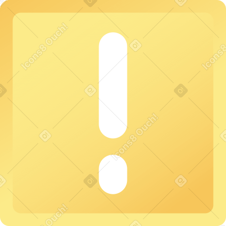 Exclamation mark sign PNG, SVG