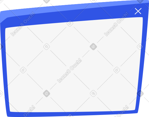 Browser window PNG, SVG