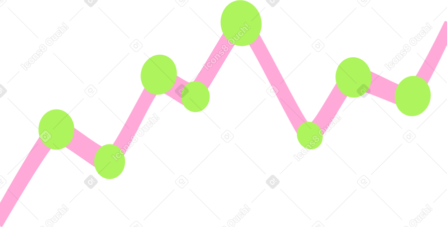 Investment graph Illustration in PNG, SVG