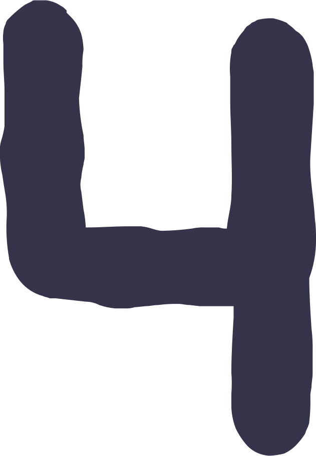 Number four Illustration in PNG, SVG
