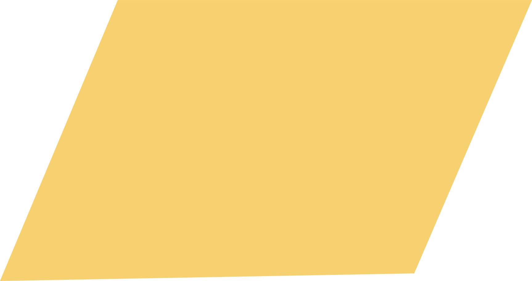Yellow parallelogram Illustration in PNG, SVG