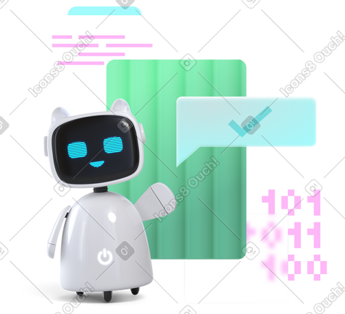 Chatbot helping solve users' problems PNG, SVG
