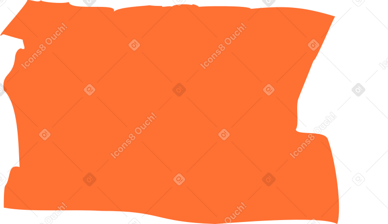Orange rectangle Illustration in PNG, SVG