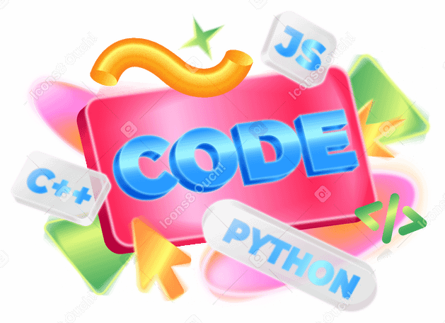 Lettering code and programming languages PNG, SVG