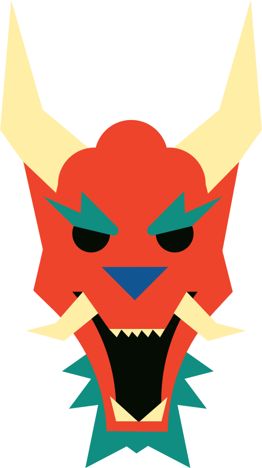 Dragon mask Illustration in PNG, SVG