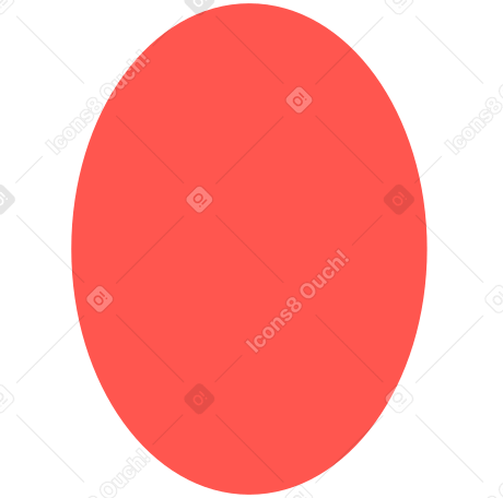 Ellipse red Illustration in PNG, SVG