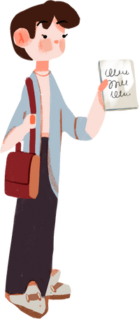 Just an ordinary asian guy Illustration in PNG, SVG