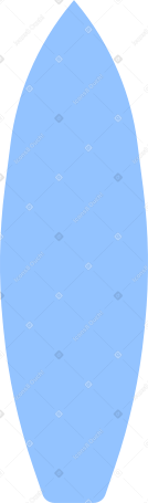 Surfboard stands upright Illustration in PNG, SVG