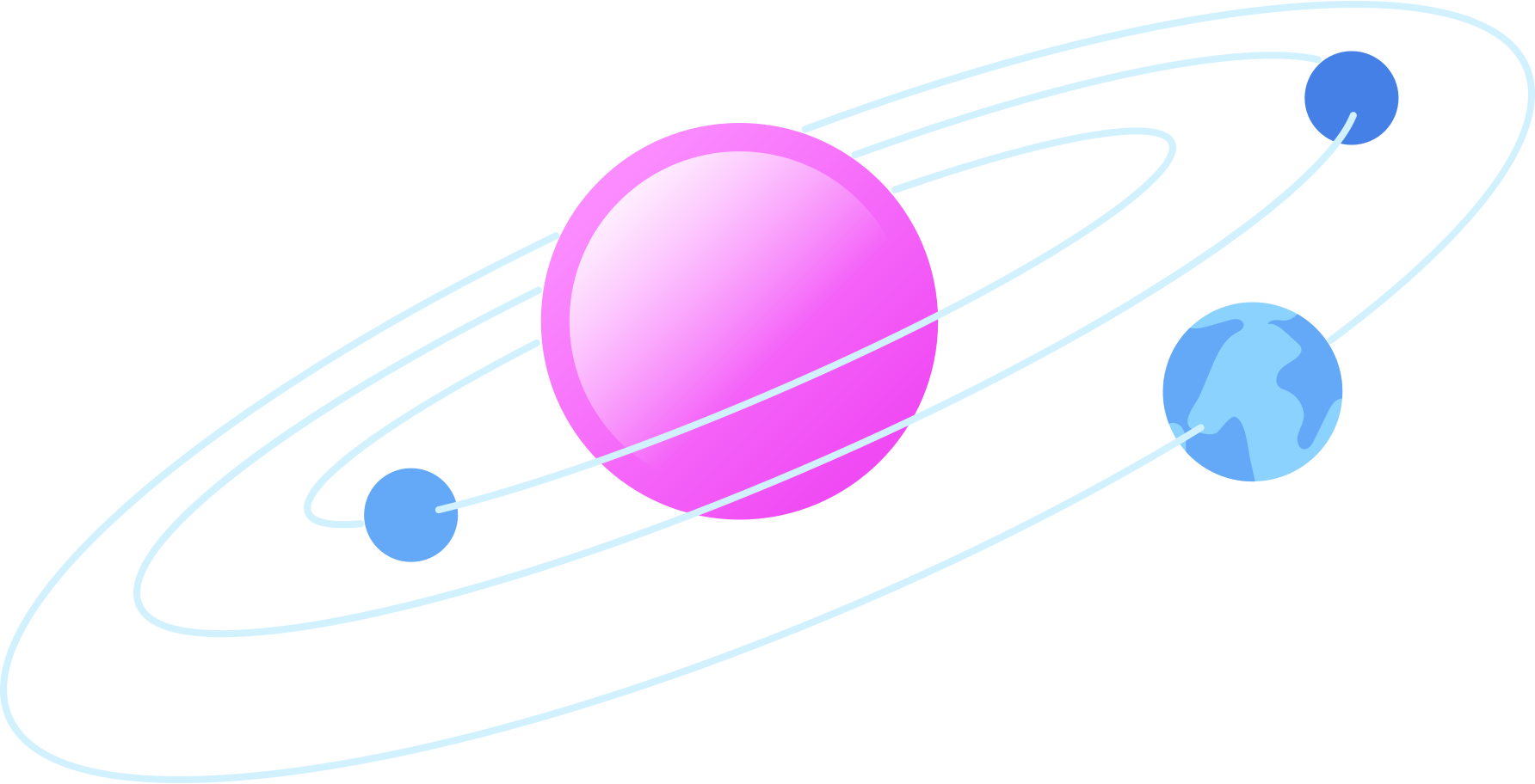 style solar system with orbits Vector images in PNG and SVG | Icons8 ...