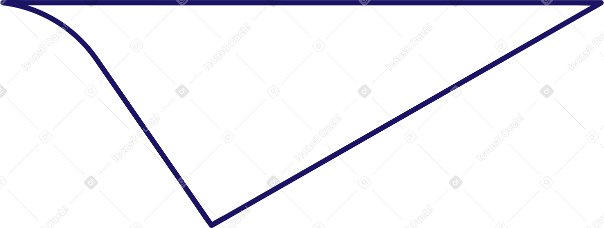 Hanging edge of the blanket Illustration in PNG, SVG