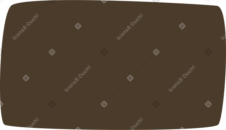 Brown rectangle Illustration in PNG, SVG