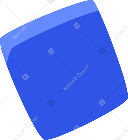 Blue card Illustration in PNG, SVG