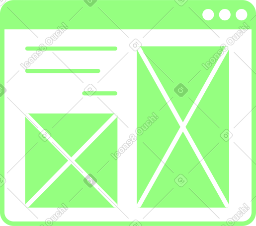 Website page PNG, SVG