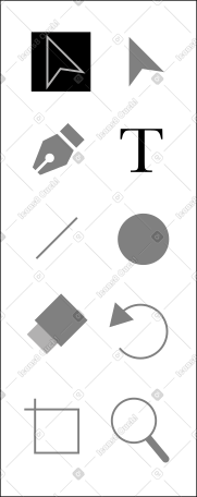 Graphics toolbar PNG, SVG