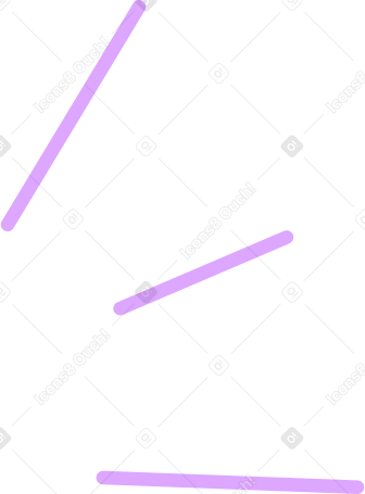 Three line Illustration in PNG, SVG