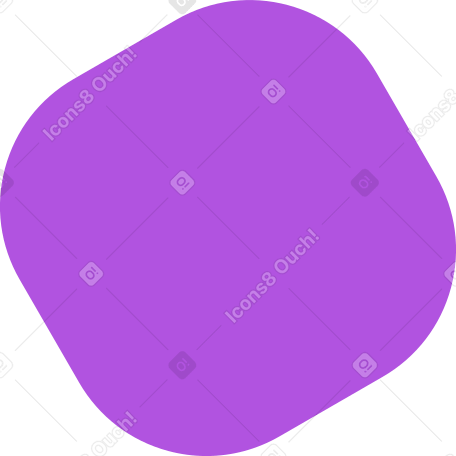 Purple rounded square Illustration in PNG, SVG