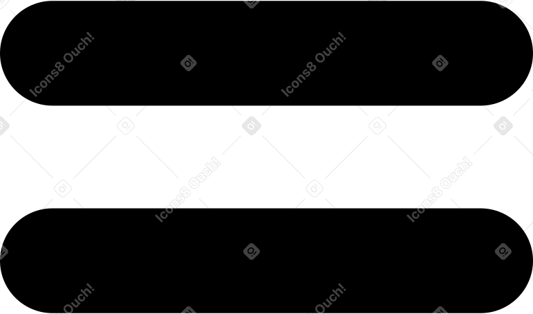 Ilustração de Sinal de igual em PNG e SVG
