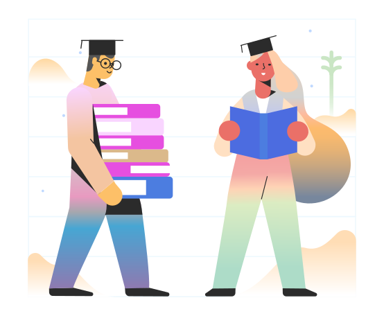 Higher Education Illustration in PNG, SVG