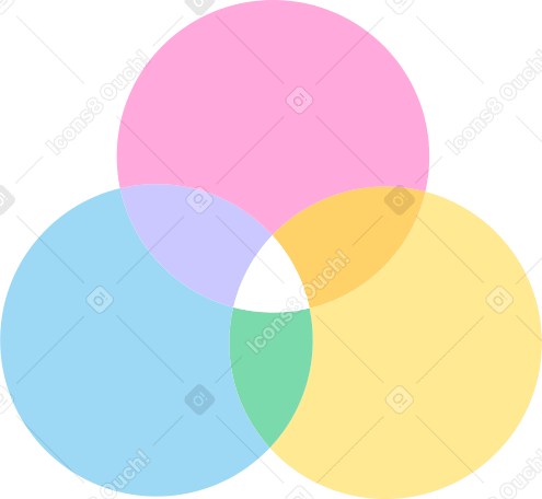 PNG 및 SVG의 Rgb 일러스트