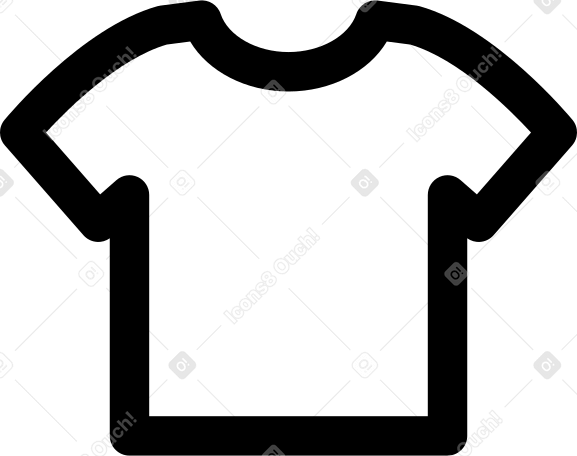T-shirt Illustration in PNG, SVG