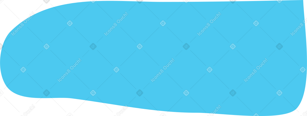 Sky blue shape Illustration in PNG, SVG