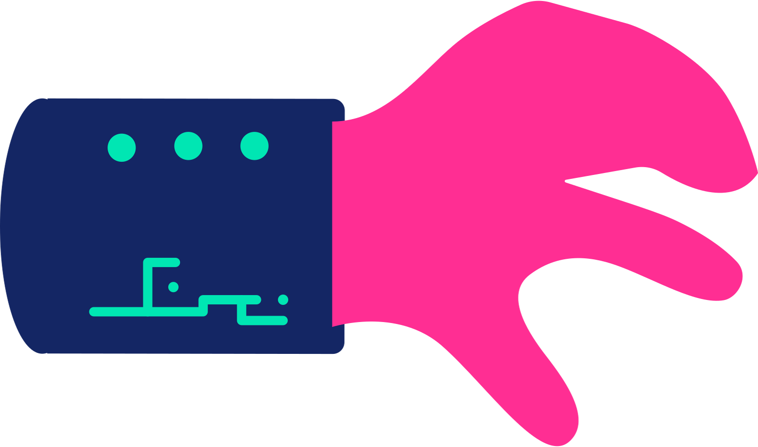 Taking hand Illustration in PNG, SVG