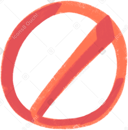 Red sign Illustration in PNG, SVG