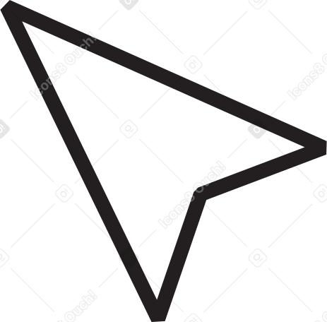 Cursor arrow Illustration in PNG, SVG