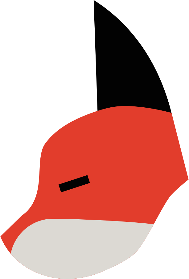 Fox mask Illustration in PNG, SVG
