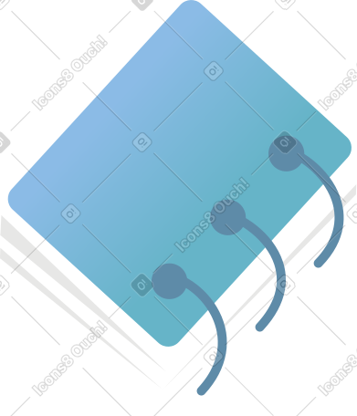 Ring notepad PNG, SVG