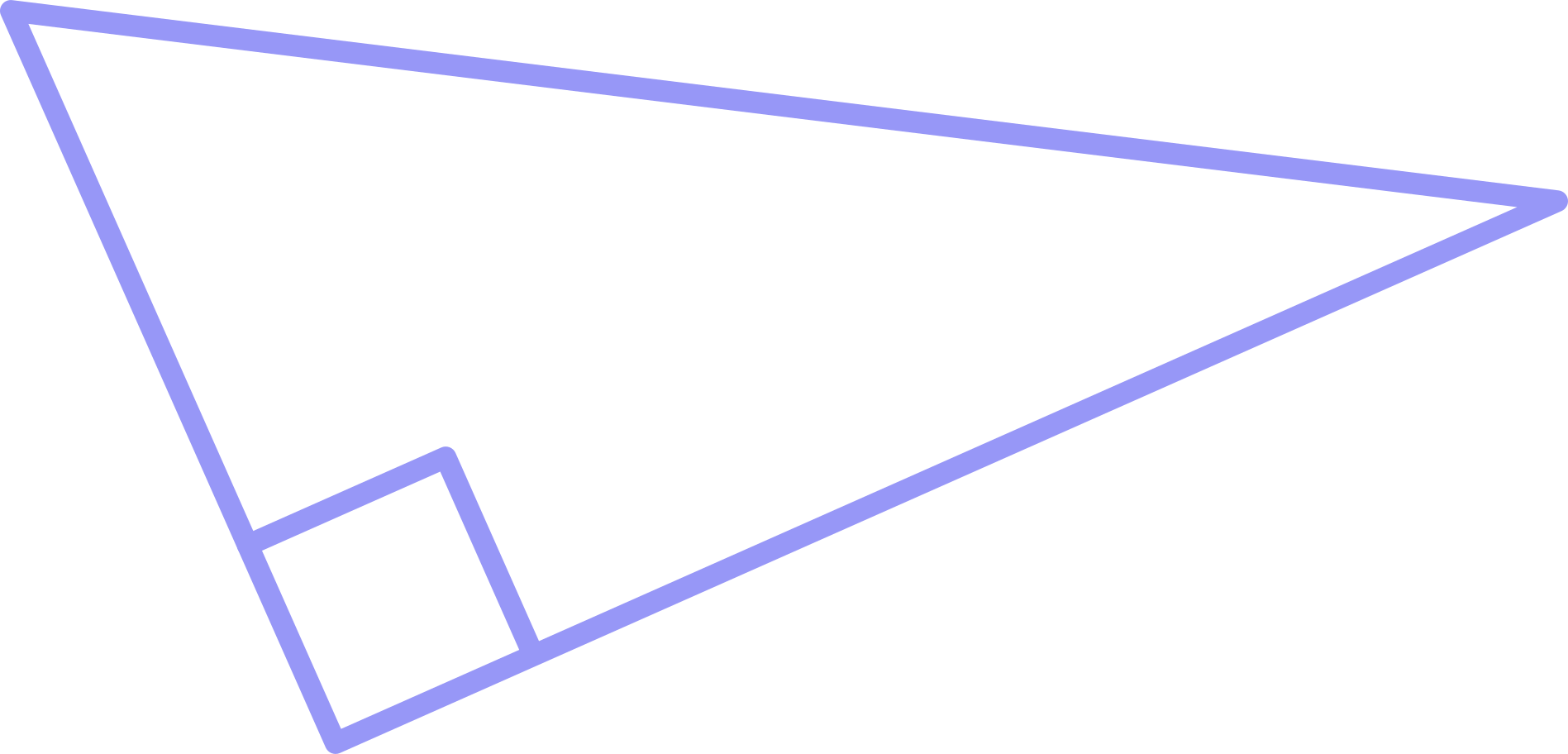 Right angle triangle Illustration in PNG, SVG