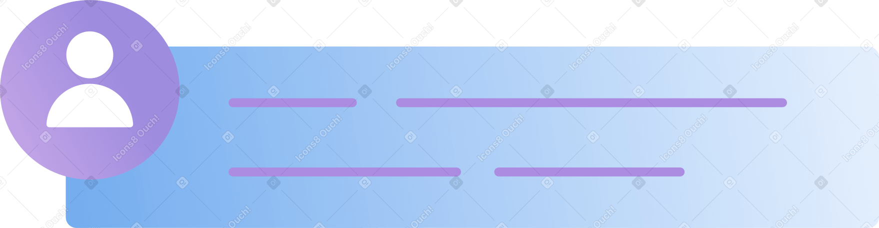 Window with a message Illustration in PNG, SVG