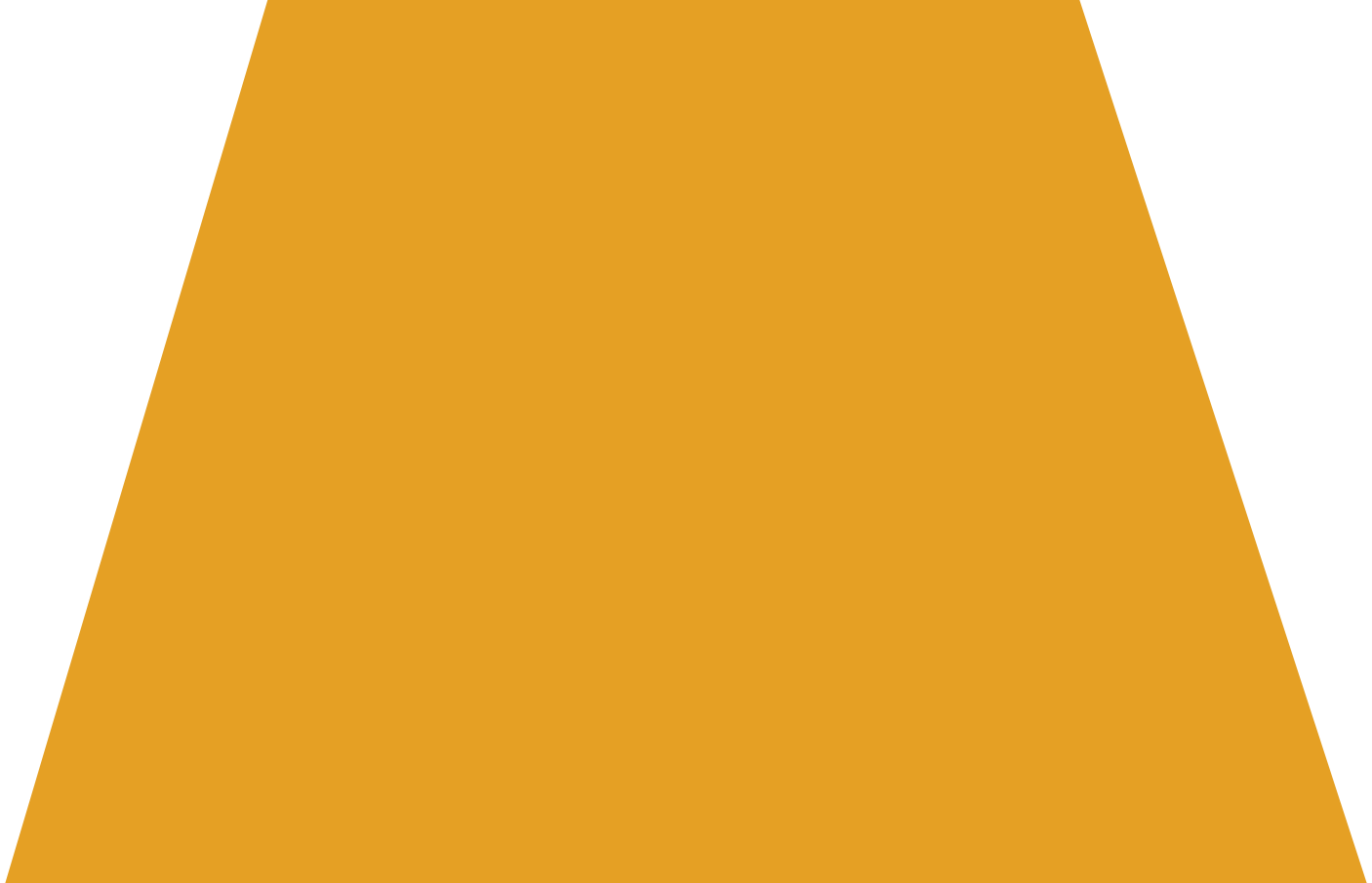 Orange trapezoid Illustration in PNG, SVG