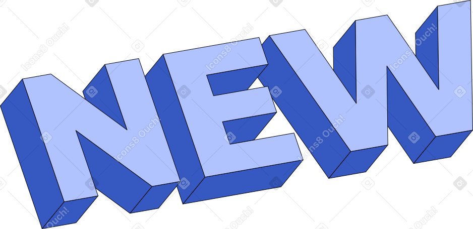 Lettering new text PNG, SVG