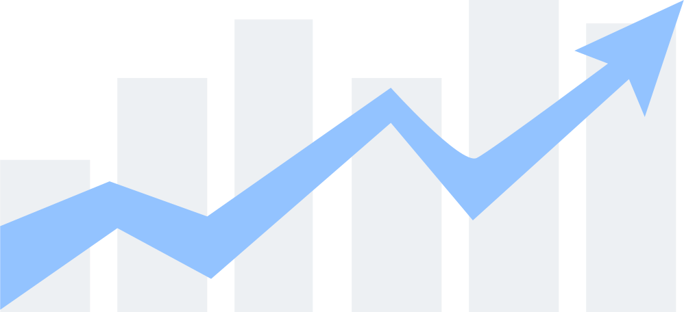 Growth chart Illustration in PNG, SVG