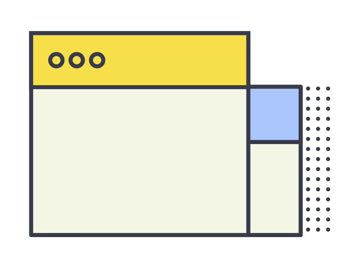 Two browsers Illustration in PNG, SVG