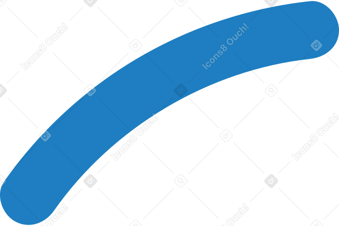 Blue finger Illustration in PNG, SVG