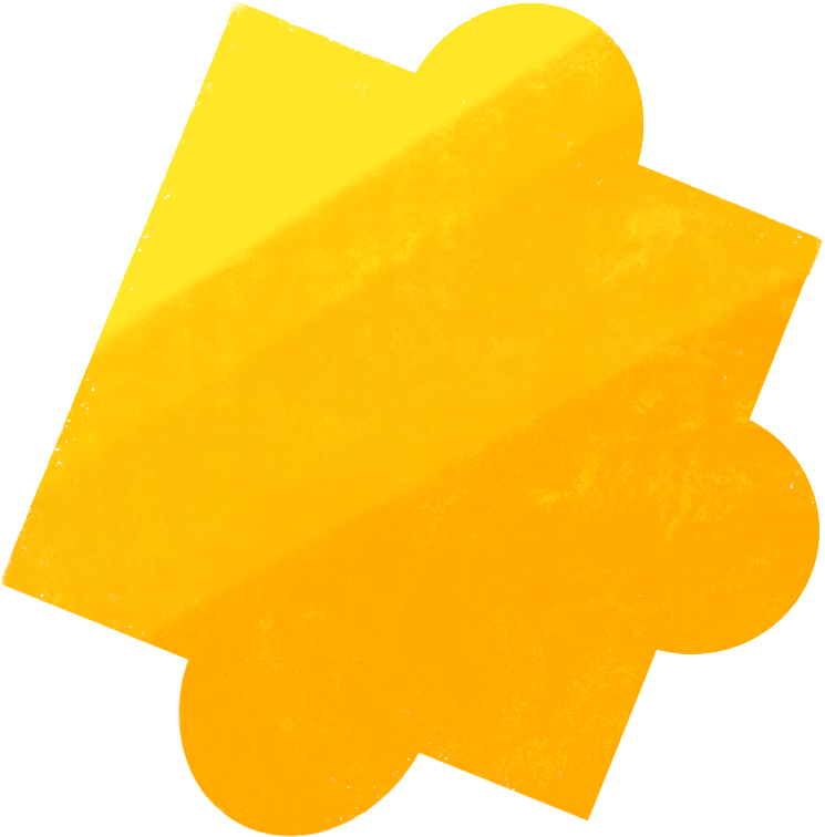 Yellow puzzle Illustration in PNG, SVG