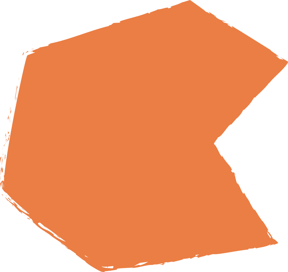 Orange polygon Illustration in PNG, SVG