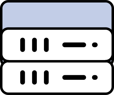 Distributed servers clipart images in SVG, PNG, GIF