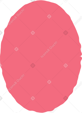 Ellipse red Illustration in PNG, SVG