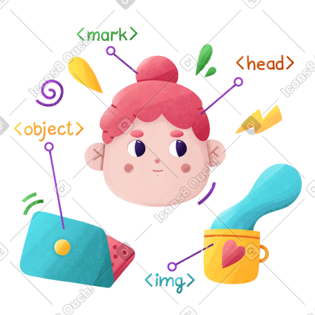 Web development PNG, SVG