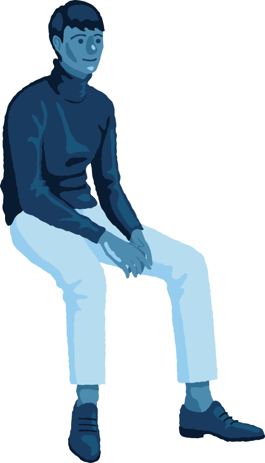style man sitting front Vector images in PNG and SVG | Icons8 Illustrations