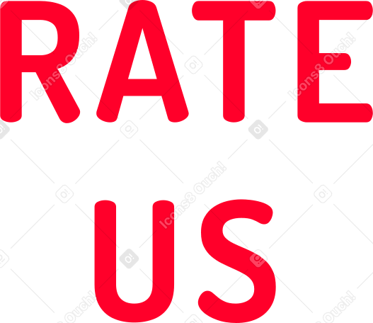 Rate us Illustration in PNG, SVG