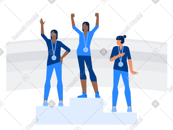 Olympic medalists PNG, SVG