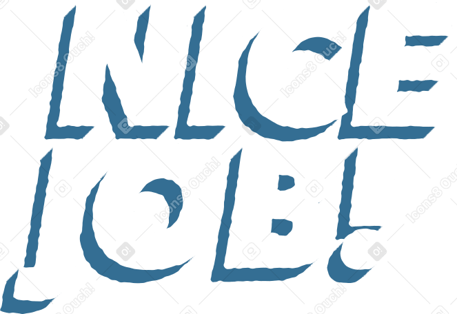 Nice job Illustration in PNG, SVG