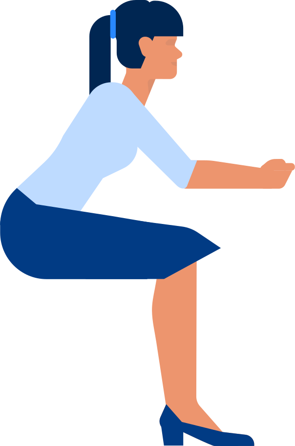Woman sitting Illustration in PNG, SVG